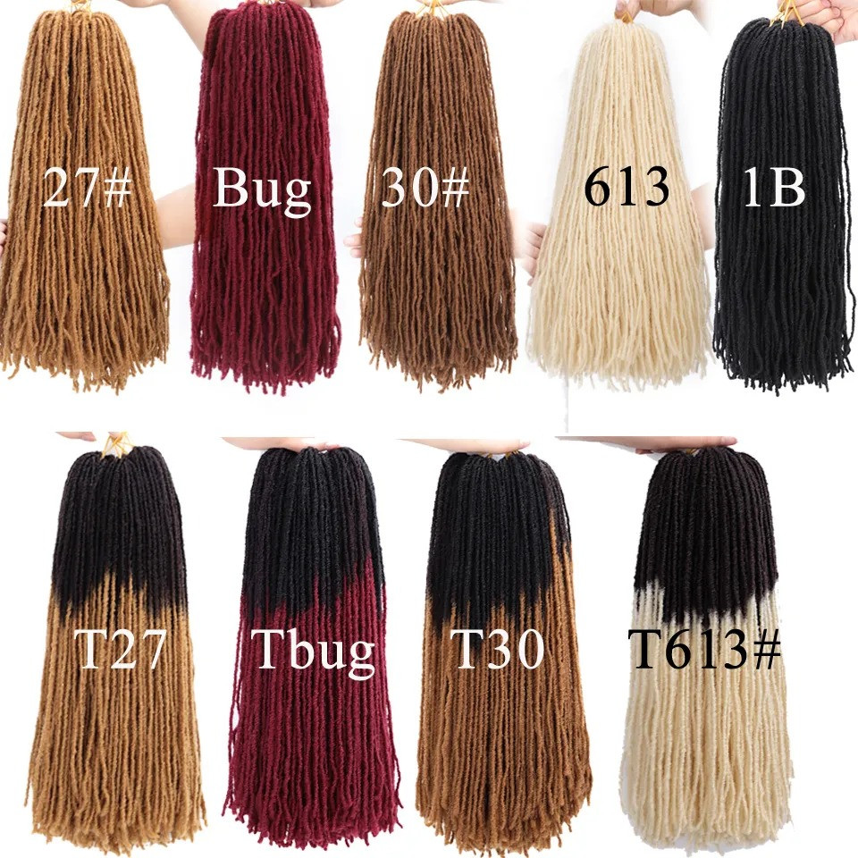 Artificial Locs Extension Synthetic Crochet Braids